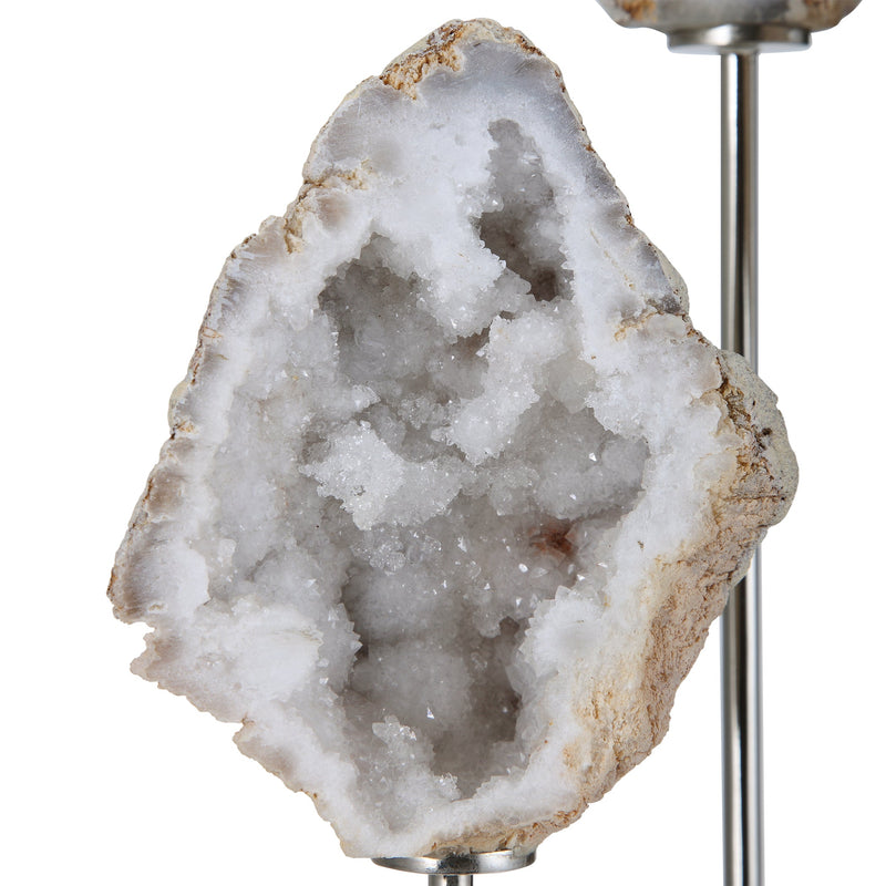 Cyrene Natural Geode Sculpture – Modern Display