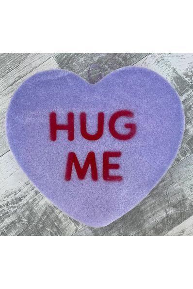 12" Flocked Conversation Hearts, Assorted – Modern Display