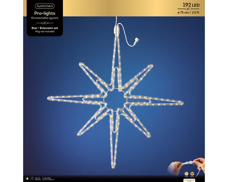 8-Point LED Star Lights – Modern Display