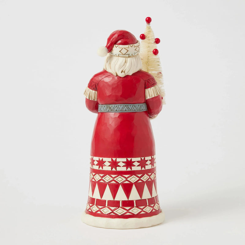 Nordic Noel Santa Sisal Tree – Modern Display