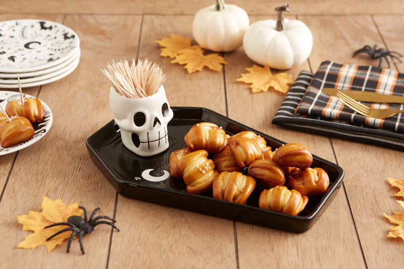Skull & Coffin Platter Set – Modern Display